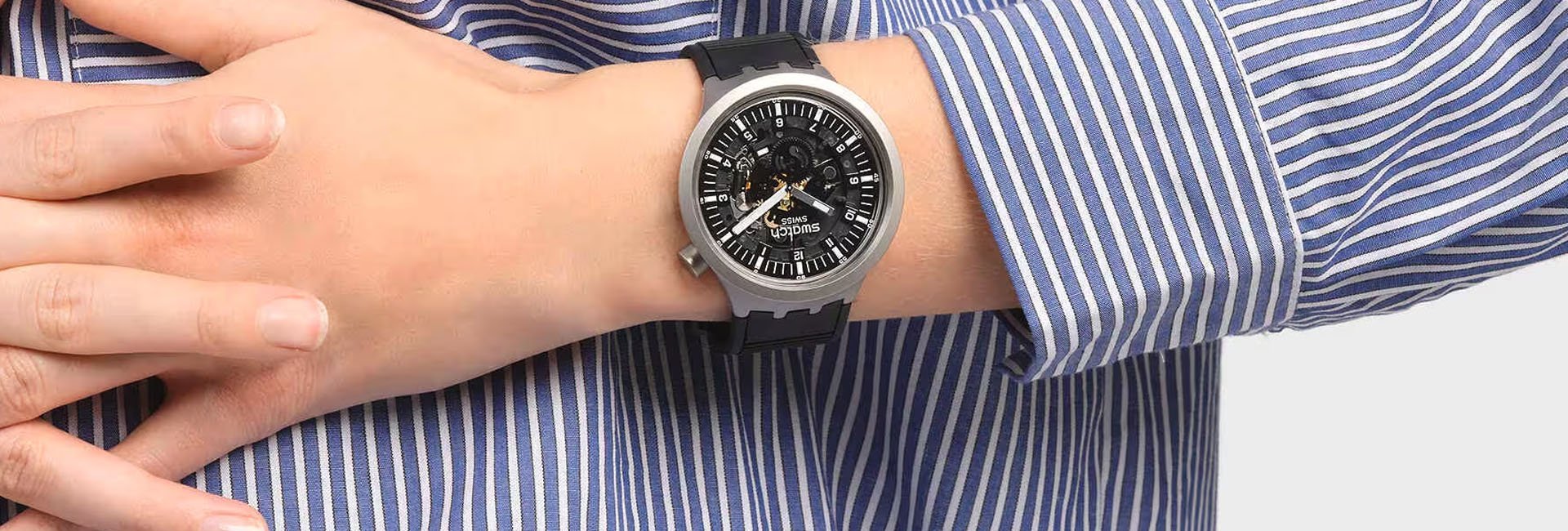 Swatch BIG BOLD IRONY Sb07s105 DARK IRONY Kol Saati